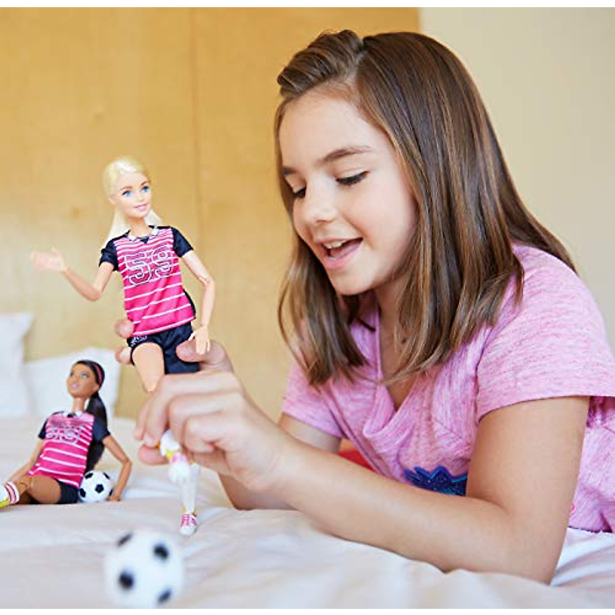 Barbie Made to Move Posable Soccer Player Doll