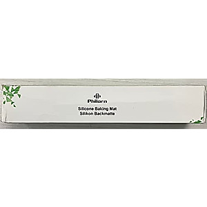 PHILORN Silicone Baking Mat Set, 16.5" x 11.42" Macaron Baking Mat, Non-Stick Baking Mat with Baking Tools, 2 Pack Food Safe Baking Silicone Mat, Reusable Baking Mat for Oven, Cookie, Bread