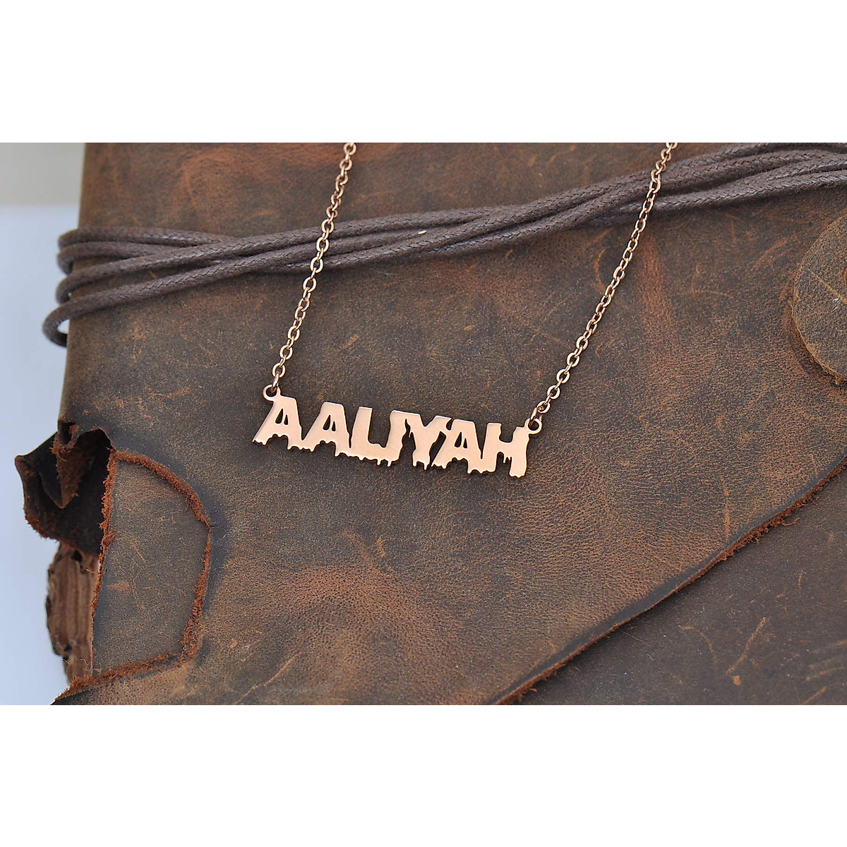 GR859C Custom Name Necklace for Womens Customized Jewelry Halloween Thanksgiving Cobi