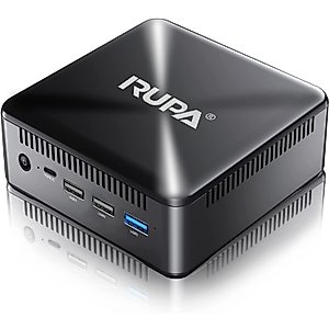 Mini Computer 8GB RAM 64GB ROM 8K Android TV Box RK3588 Chipset Support WiFi6 1000M Ethernet 6Tops NPU VESA for Office/Study/Home/Business Mini Desktop Computer Black