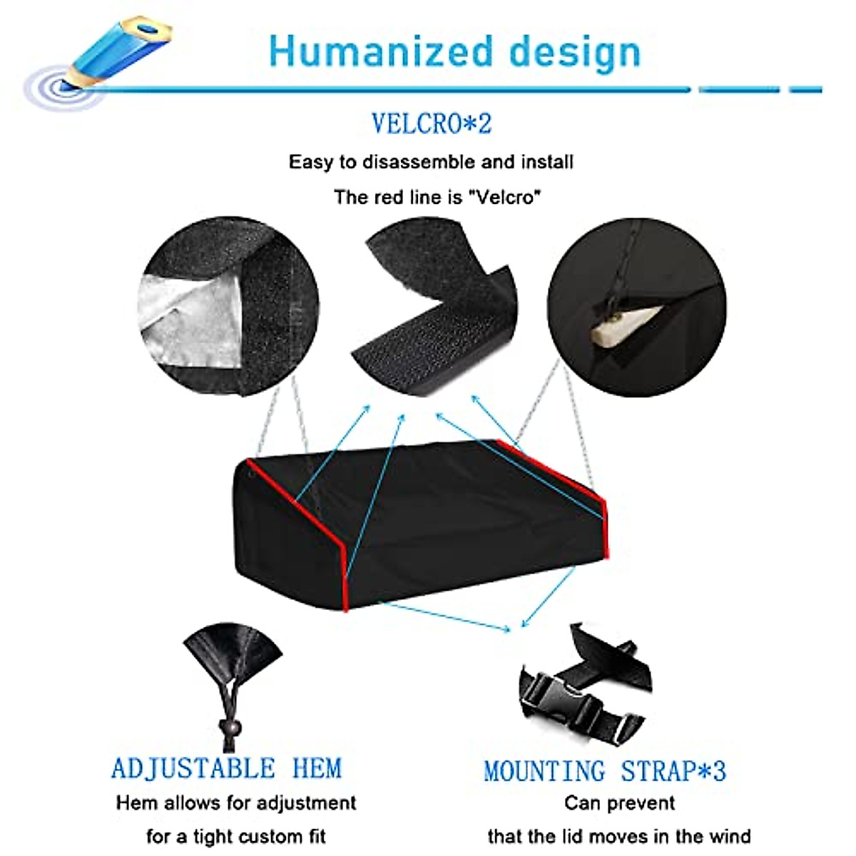 Porch Swing Cover, Hanging Porch Swing Cover Waterproof, Outdoor Hanging Swing Cover, Cover for Porch Hanging Swing - Black (73 * 30 * 28/20inch)