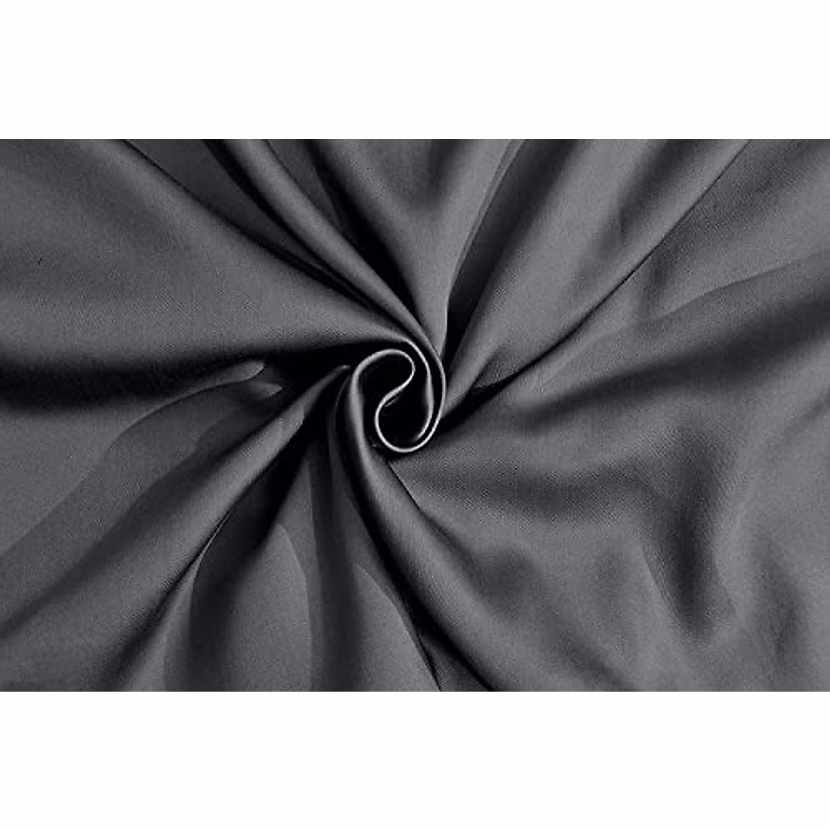 Linenwalas Tencel Pillowcase King Size Set of 2, Lyocell Cooling Silk Pillowcases for Hair & Skin, Soft Breathable Pillowcase with Envelope Closure (Charcoal Grey, 20x40 inches)