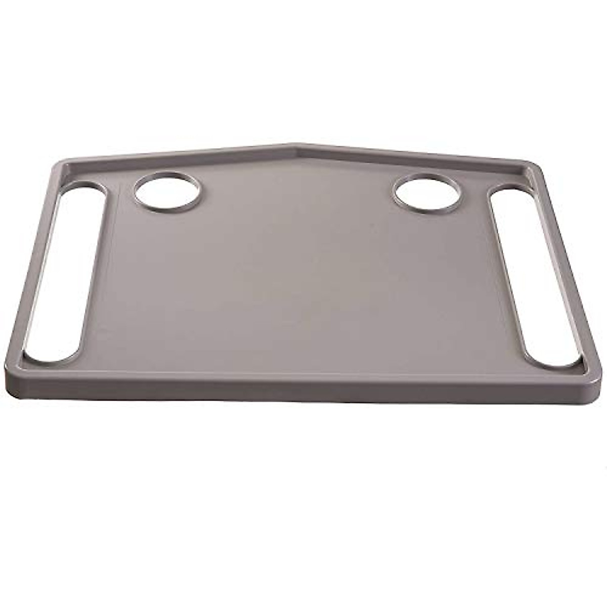 DMI Walker Tray With Cup Holders, Walker Tray For Folding Walkers, Gray