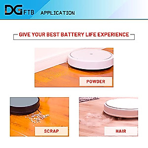 for iRobot Roomba e e5 e6 e5150 e5152 e6198 and i i3 3150 i3+ 3550 i4 4150 i4+ 4552 i6 I7 i7158 i7+ 7150 7550 i8 Plus Replacement Lithium Ion Battery ABL-D1 4624864 4INR19/65 DC 14.4V 1800MAH/26WH