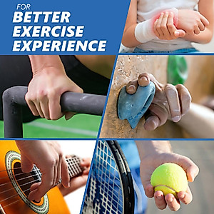 roygra Hand Grip Strengthener, Finger Exerciser, Multiple Resistance Levels Kit - 3 Types, Set of 8