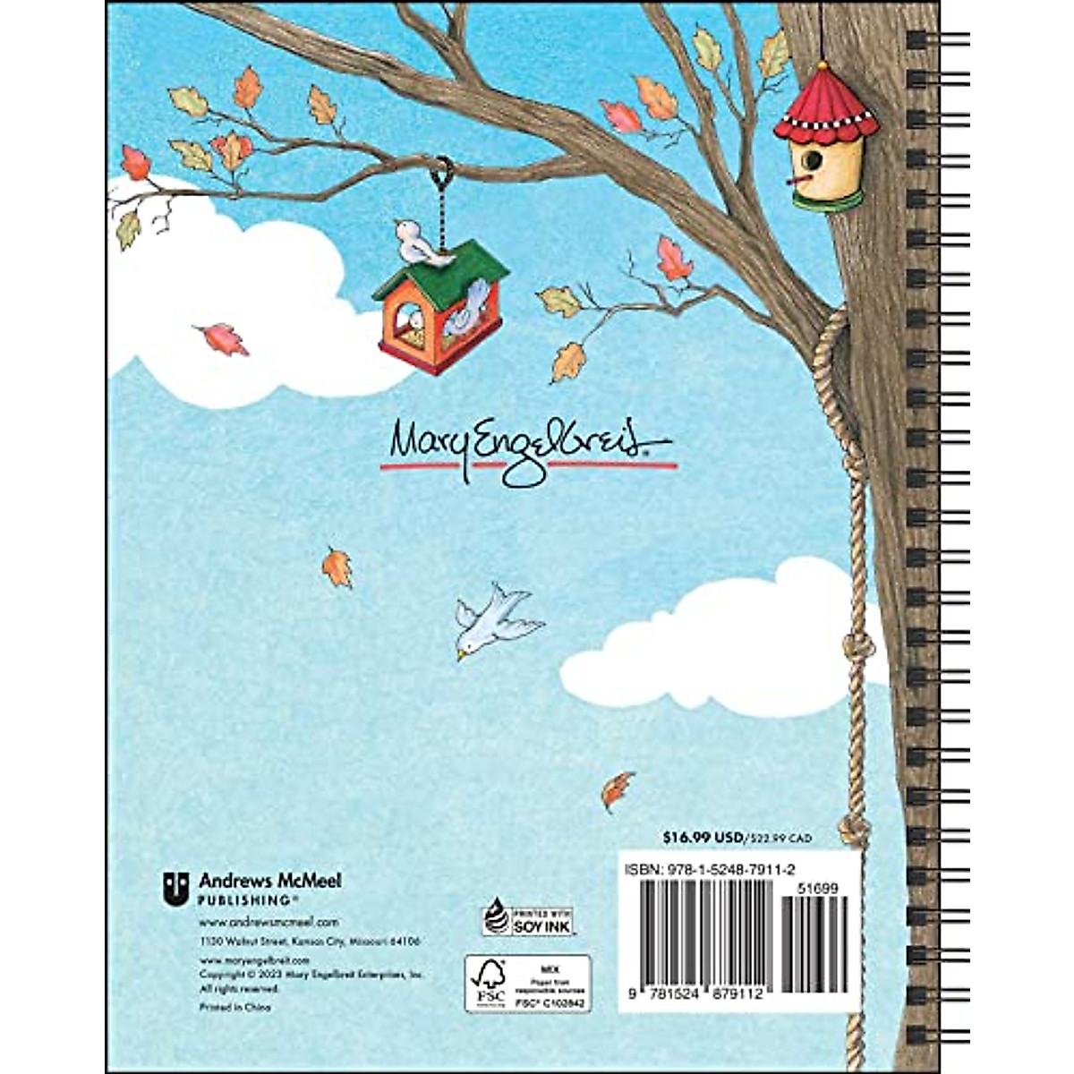 Mary Engelbreit's 12-Month 2024 Monthly/Weekly Planner Calendar: Always Seek Knowledge