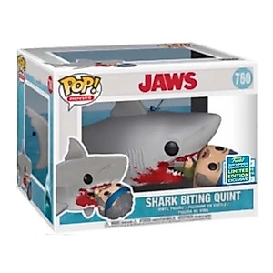 Funko POP! Movies Jaws: Shark Biting Quint Figure - 2019 Convention Exclusive