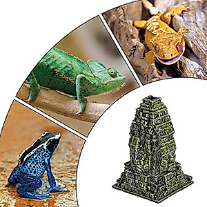 REPTI ZOO Reptile Fogger, Ancient Castle Style Reptile Humidifiers, 600ml Terrarium Humidifier Fogger Humidifier for Reptiles, Can Use for Reptile Decoration