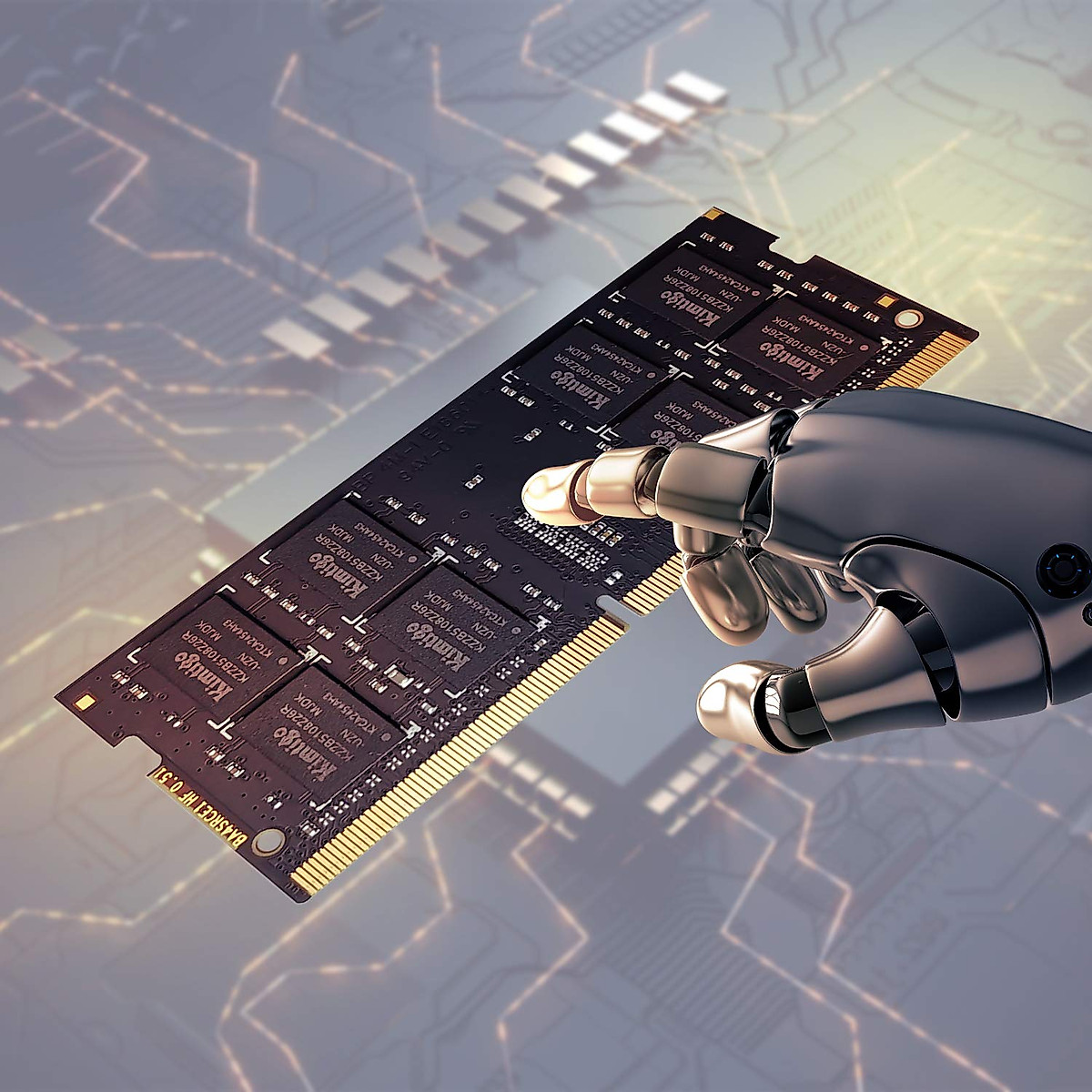 Kimtigo DDR4 16GB Laptop Dram 2666MHz (PC4-21300) CL19 (Compatible with 2400MHz or 2133MHz) 1.2V Notebook (SODIMM) RAM Non-ECC Unbuffered Single Rank 260 Pin PC Computer Memory Module Upgrade