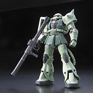 RG Mobile Suit Gundam MS-06F Mass Production Zaku 1/144 Scale Color-Coded Plastic Model