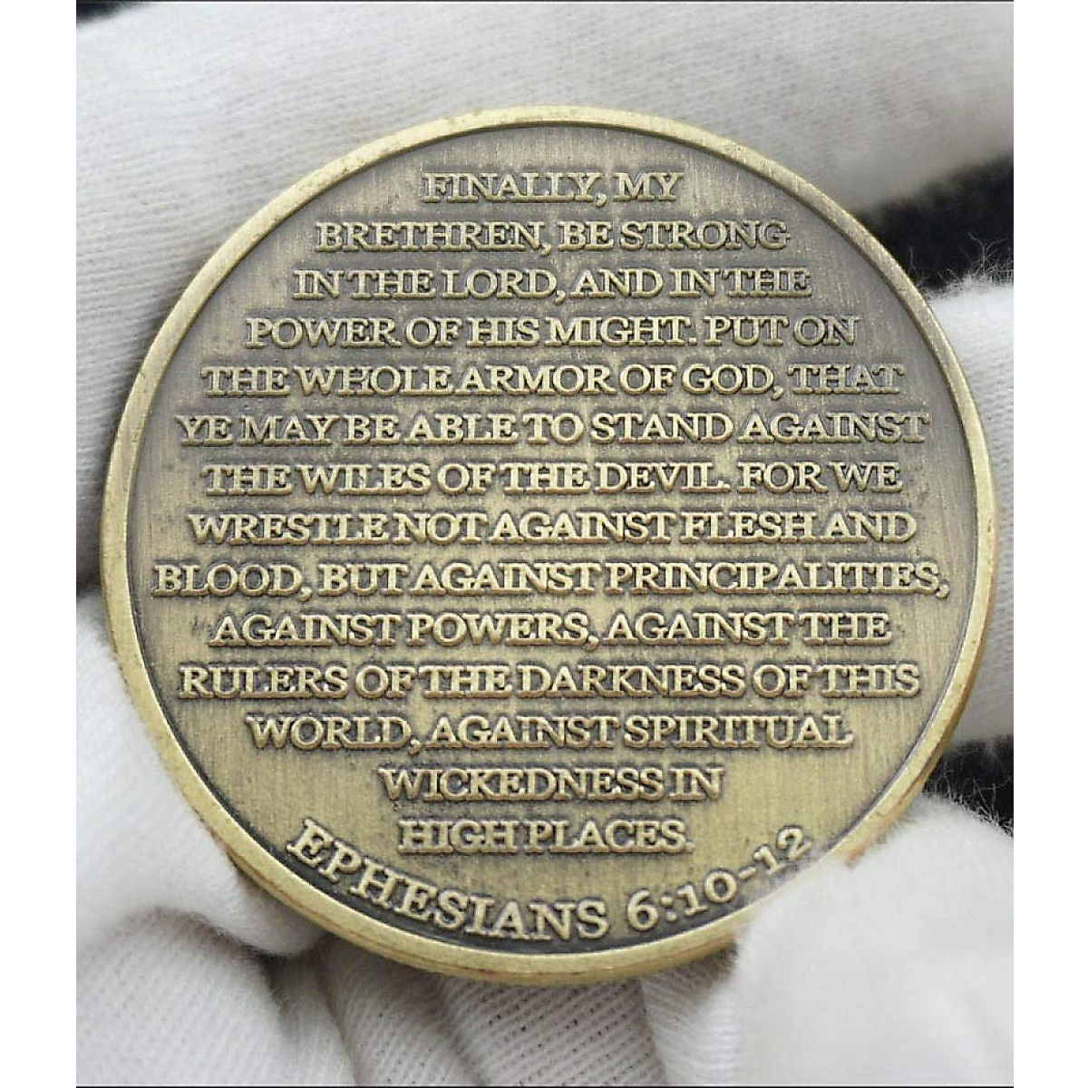 Put On The Whole Armor of God Coin Souvenir Commemorative Coins Bronze Collection