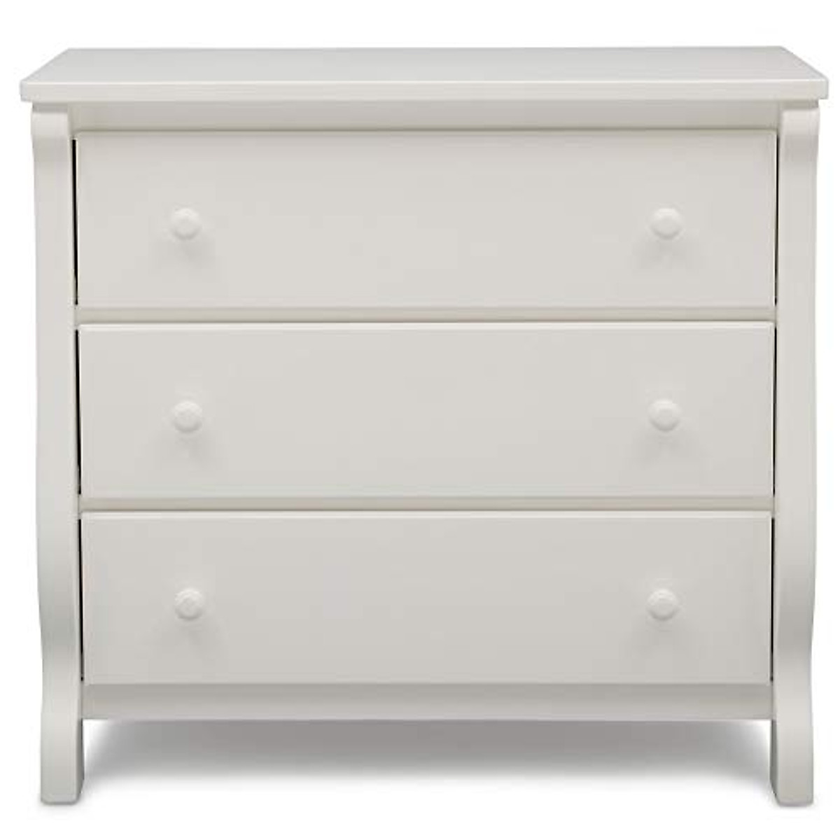Delta Children Universal 3 Drawer Dresser, Greenguard Gold Certified, White