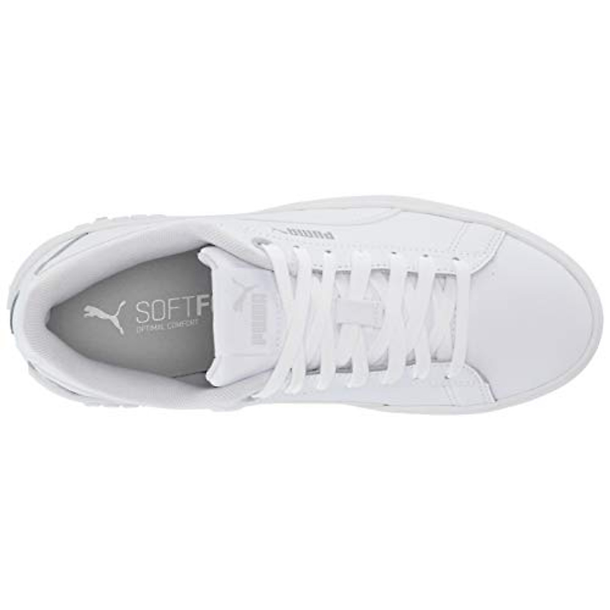 PUMA Women's Smash Platform V2 Sneaker, White White, 10