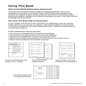 Staar Mathematics Practice Grade 6 II Teacher Resource
