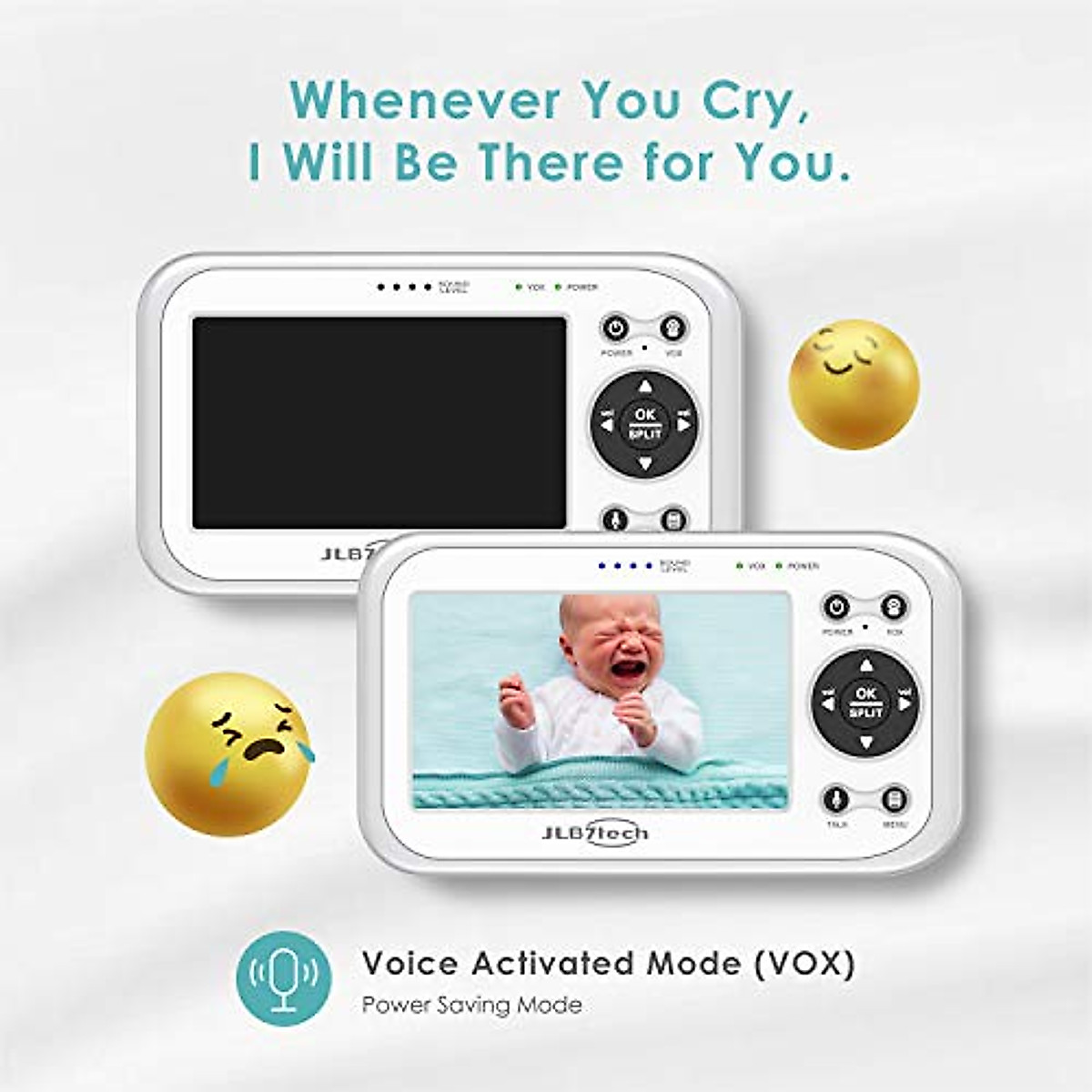 JLB7tech Add-on Camera Unit for LBtech Video Baby Monitor JLB953, LB953-2T, and JLB953P-2T(up to 4 Cameras)