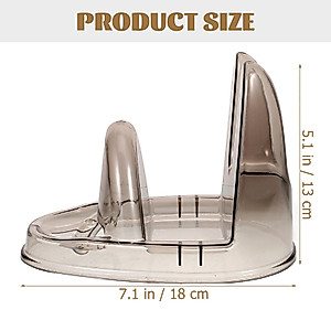 Angoily Kitchen Storage Rack Spoon Holder Lid Organizer Stove Utensil Holder Kitchen Countertop Lid Holder Lid Rack Ladle Holder Kitchen Counter Utensil Holder Pot Cover Plastic Shelf