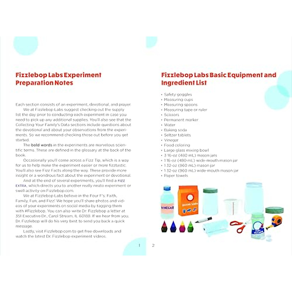 Faith and Science with Dr. Fizzlebop: 52 Fizztastically Fun Experiments and Devotions for Families