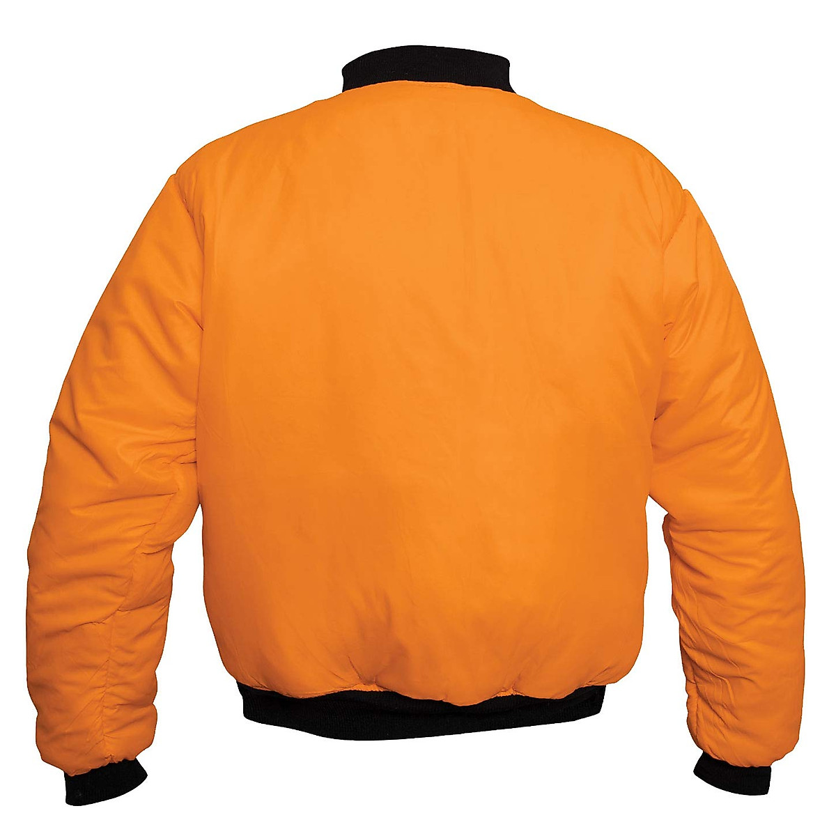 Rothco Enhanced Nylon MA-1 Flight Jacket (US, Alpha, X-Large, Regular, Regular, Black)