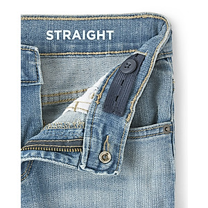 The Children's Place boys Stretch Straight Leg Jeans, Denim, 6