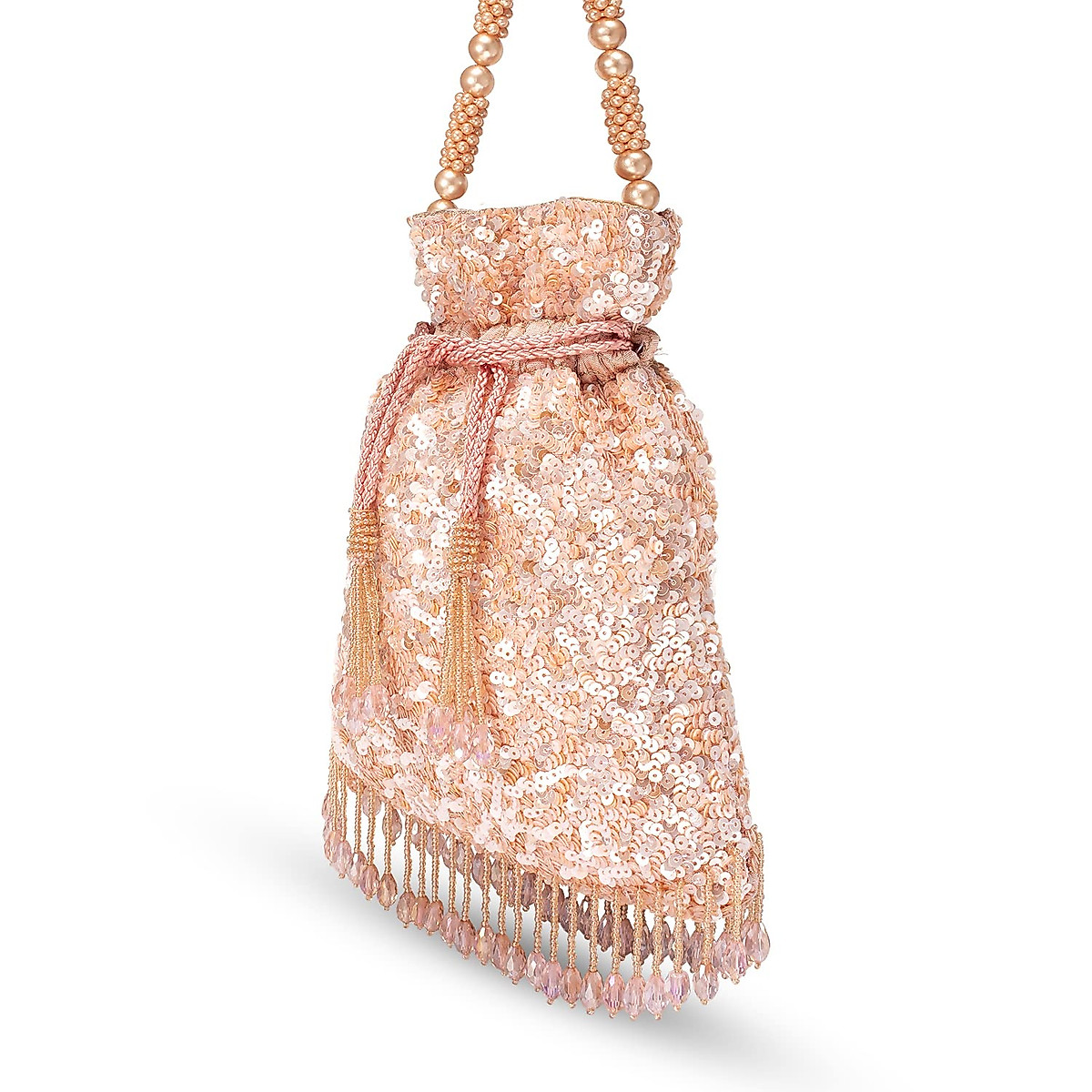 Aheli Indian Potli Bags for Women Evening Bag Clutch Ethnic Bride Purse with Drawstring (P15PCH)