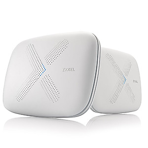 Zyxel Multy X Tri-Band AC3000 Whole Home Wi-Fi Mesh System. Router and Satellite - Pack of 2 [WSQ50]
