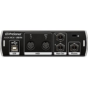 PreSonus AudioBox 96 Audio Interface Full Studio Kit w/Studio One Artist Software Pack w/Novation Launchpad X Grid Controller for Ableton Live, Eris 3.5 Pair Studio Monitors & 1/4” Instrument Cable