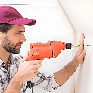 Gizhome 13Pcs of M35 Cobalt Drill Bit Set Steel Extremely Heat Resistant Metric Drill Bits with Straight Shank to Cut Through Hard Metals