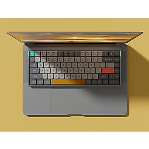 nuphy Air75 Mechanical Keyboard, 75% Low Profile Wireless Keyboard, Supports Bluetooth 5.0, 2.4G and Wired Connection, Compatible with Windows and Mac OS Systems-Gateron Brown Switch