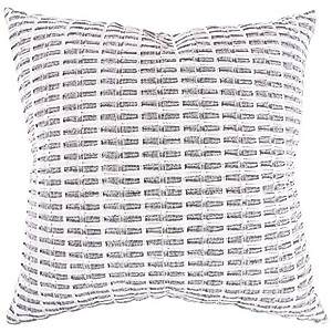 KAF Home Pleated Please Pillow Cover 20 x 20-inch 100-Percent Cotton | Set of 2 Pillow Covers (Gray, 20 x 20)