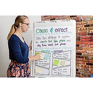Pacon PAC3371 Heavy Duty Anchor Chart Paper, Unruled, White, 24" Width, 32" Length, 25 Sheets