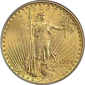 1924 $20 Gold St. Gaudens MS64 PCGS