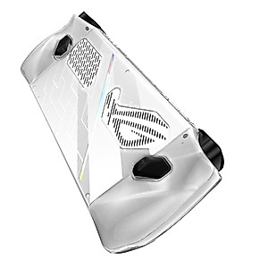 HUAYUWA Clear Protective Case Compatible for ROG Ally 7" Gaming Handheld 2023 Soft TPU Cover Case Game Console Full Pretoction Case