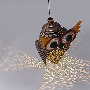 Solar Lanterns, Premium Metal Hanging Solar Light Wide Applicability LED Design for Home for Yard for Garden