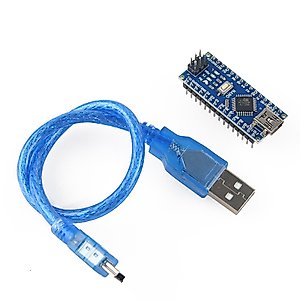 Mini Nano V3.0 ATmega328P 5V 16M Microcontroller Board w/USB Cable for Ar duino IDE