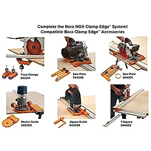 Bora Jigsaw Guide For WTX or NGX Clamp Edge. Use for making Straight Cuts & As A Steady Guide for your Jigsaw -542009