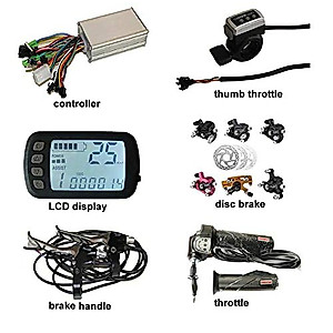 800w/48v Brushless Gearless 13in Ebike Scooter Conversion Kit Hub Motor (Model: Full Conversion Kit & Motor)