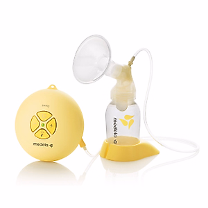 Medela, Swing, Single Electric Breast Pump, Compact and Lightweight Motor, 2-Phase Expression Technology, Convenient AC Adaptor or Battery Power, Single Pumping Kit, Easy to Use Vacuum Control