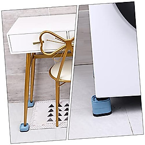 Angoily 4pcs Non-Slip Mat Anti Vibration Mat for Washing Machine Anti Skid Pads for Furniture Chair Foot Pads Washer Machine Foot Pads Bed Riser Furniture Height Riser Heightening Foot Pad