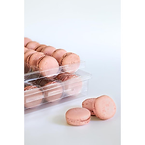 Vend Exchange Macaron Storage Freezer box - Large Storage Box with 2 Macaron Containers - Stores 70 Macarons
