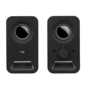 Logitech Multimedia Speakers Z150 with Stereo Sound for Multiple Devices, Black