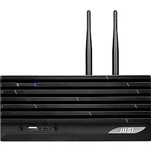 MSI PRO DP20ZA (MFF) Desktop, AMD Ryzen R7-5700G, Radeon Vega 7, 16GB Memory, 500GB SSD, WiFi 5, USB Type-C, Black, Windows 11 Home: 5M-223US