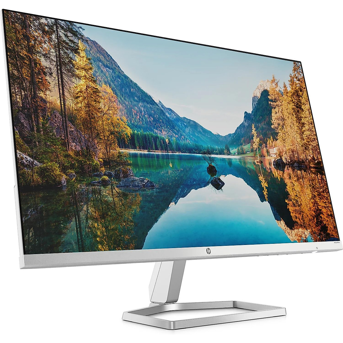 HP M24fw FHD 24 inches 1920 x 1080 IPS Monitor Display 5ms GtG 1000:1 - 300 nits, On-screen controls, AMD FreeSync Low blue light mode; Anti-glare, VGA, HDMI - White (Renewed)