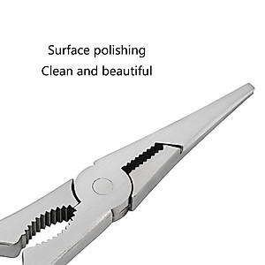 ROYALEAD Stainless Steel Seafood Tools Crabb Stripping Pincers Kitchen Crabb Shrimp Peeling Clamp Pliers Clip