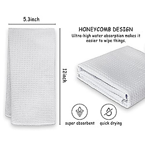 HIWX Retro 70s Hippie Groovy Mushroom Decorative Kitchen Towels and Dish Towels,Trendy Preppy Boho Mushroom Hand Towels Tea Towel for Bathroom Kitchen Decor 16×24 Inches