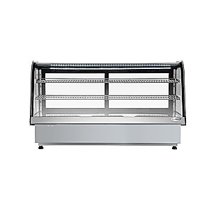 KoolMore DICDC-202-BK 48 in. Drop-in Countertop Bakery Display Refrigerator in Black