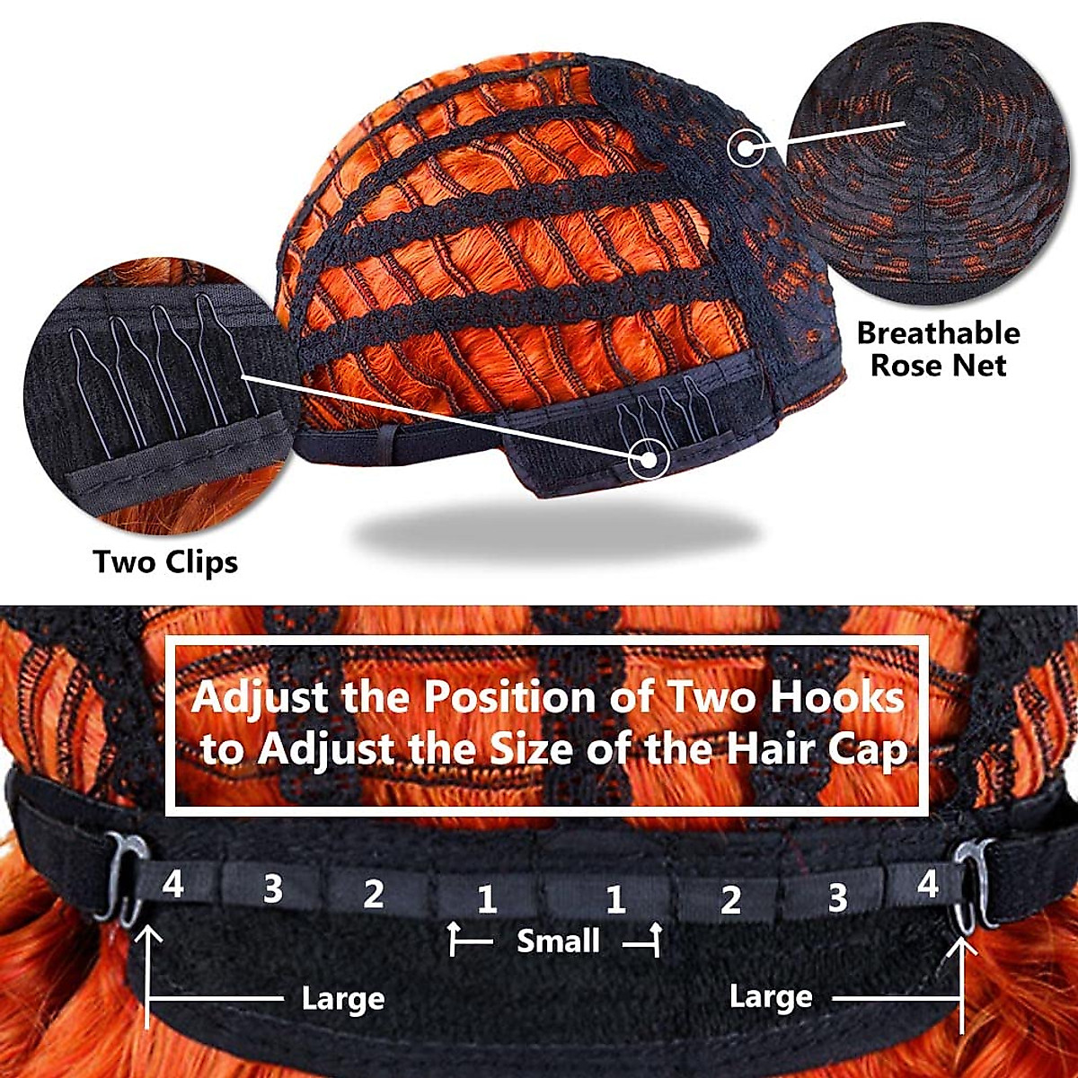 AIDUSA Short Loose Curly Wigs for Black Women Afro Wig for Black Women Curly Wig for Women Synthetic Wigs for Women Fluffy Natural Wigs Half Wigs Soft Hair Black Wigs (#1B Natural Black)