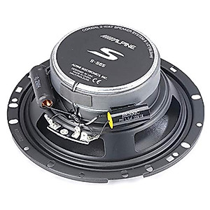Alpine S-S65 S-Series 6.5-inch Coaxial 2-Way Speakers (pair)