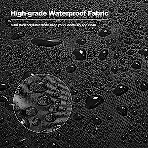 Tonhui Griddle Cover for Blackstone 22 Inch Griddle,600D Polyester Heavy Duty Waterproof Fade Resistant & Rip Resistant Table Top Grill Cover (Not Fit 22”Adventure)