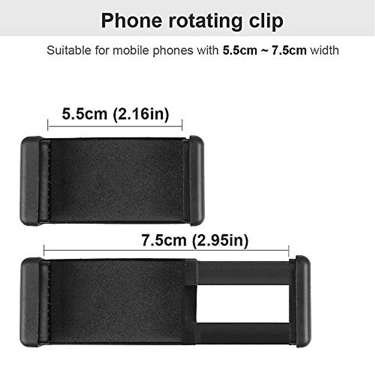 Mr.Power Guitar Bass Head Phone Holder Live Broadcast Bracket Clip Compatible with iPhone, Compatible with Samsung Smart Phones (Guitar Head Phone Holder)