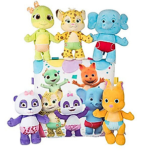 Word Party Pillow - Small Square Pillow Featuring Characters from The Hit Netflix Show - Cuddle Up with This Brightly Colored Pillow - Perfect for Toddlers and Preschoolers